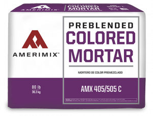 Colored Mortar - AMX 405 C & AMX 505 C Pre-Blended Mortar